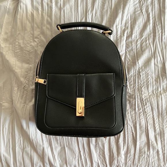 Bags | Black Mini Backpack | Poshmark